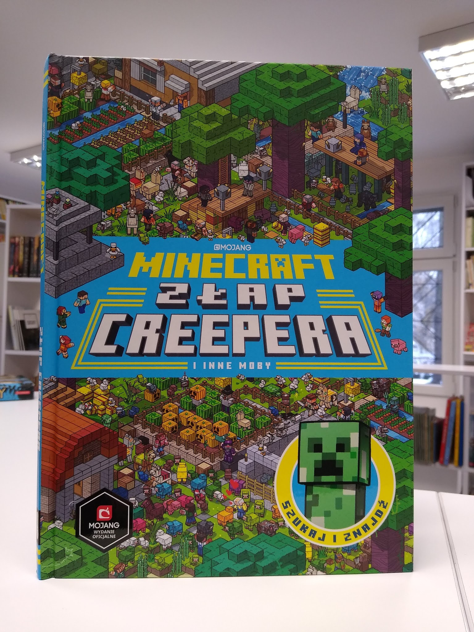 Minecraft. Złap creepera" - recenzja | Za półką z książkami...