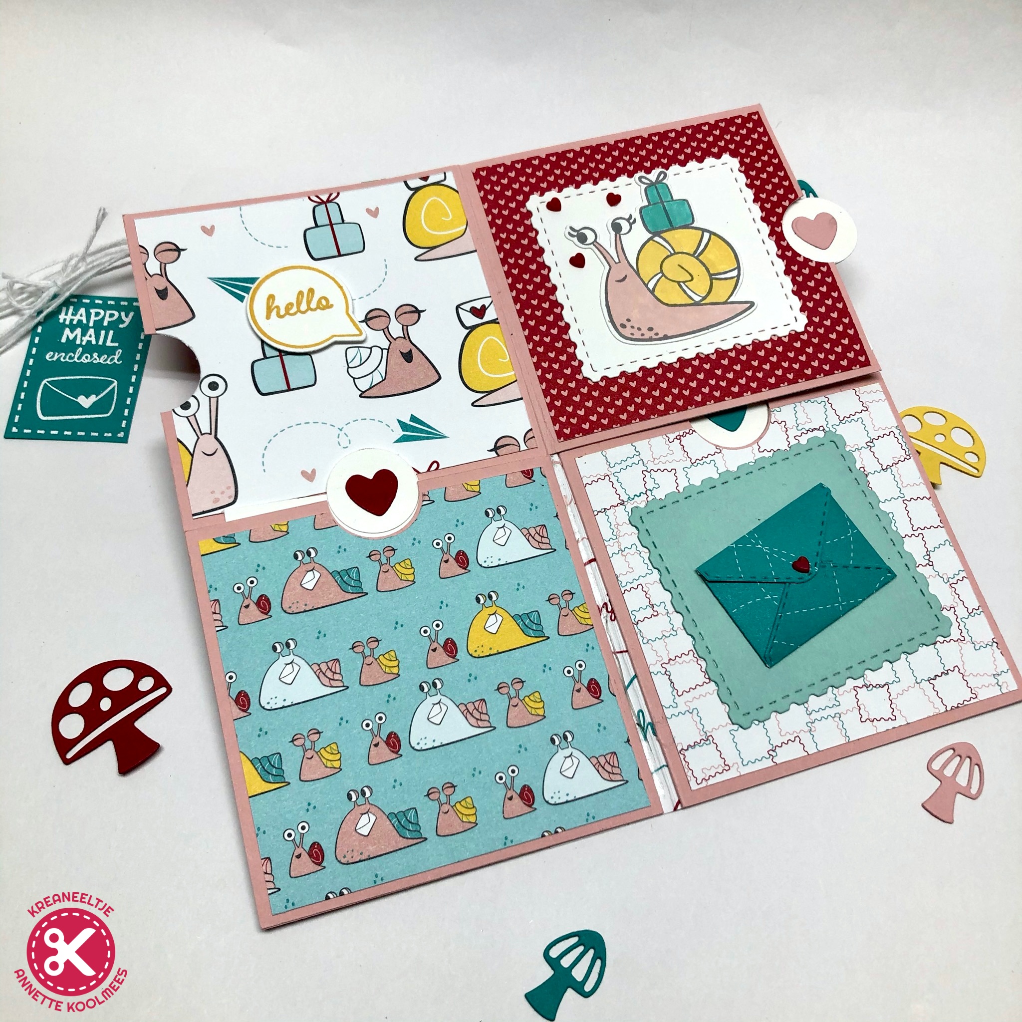 Kaneeltje: Stampin' Up! Sneak Peek Snail Mail design papier + Snailed ...