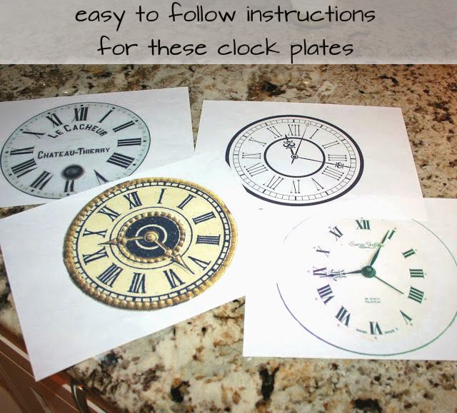 Replacement Clock Face Printable