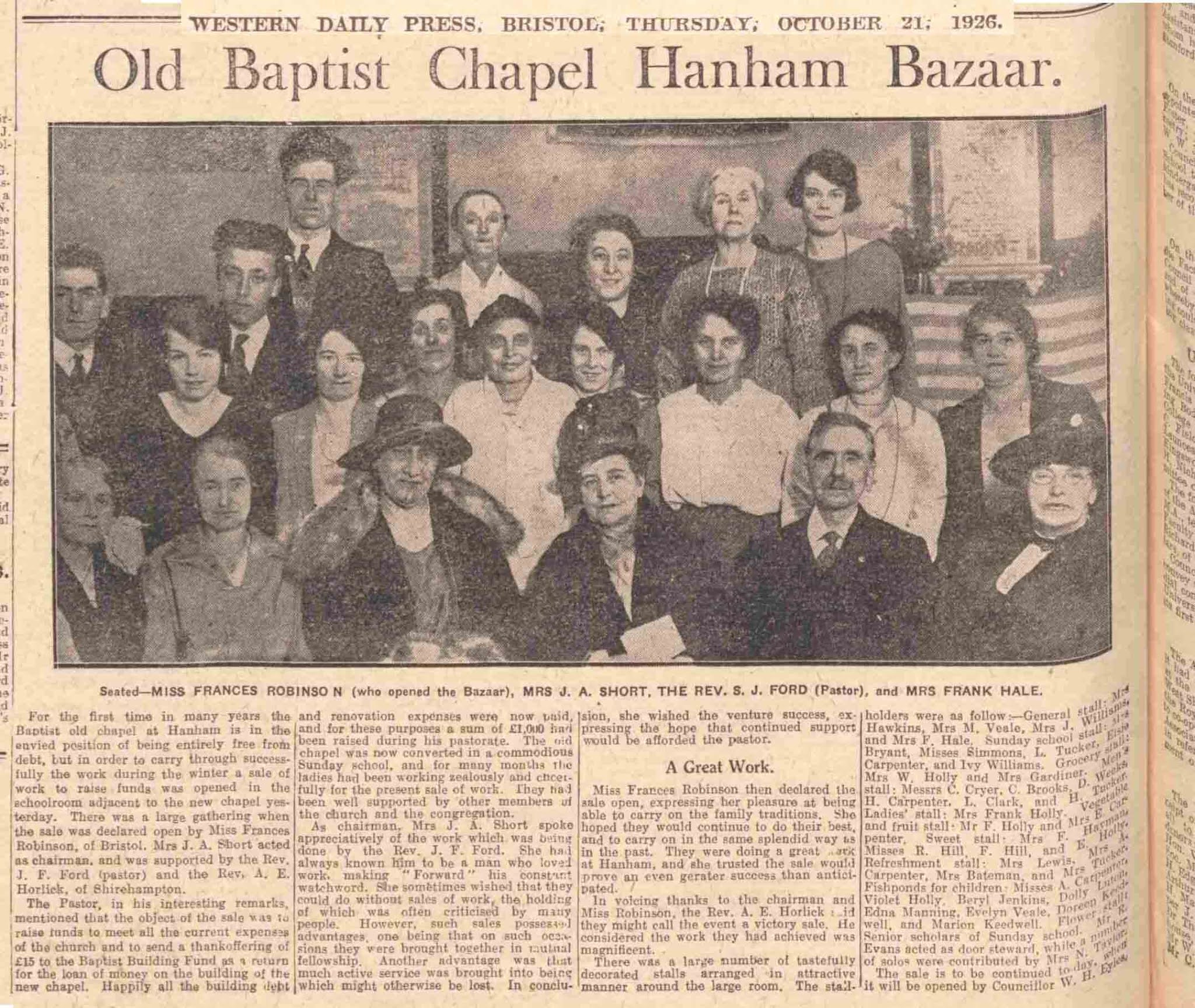 The World View of Baptist History - Peter N Millward - Art News ...