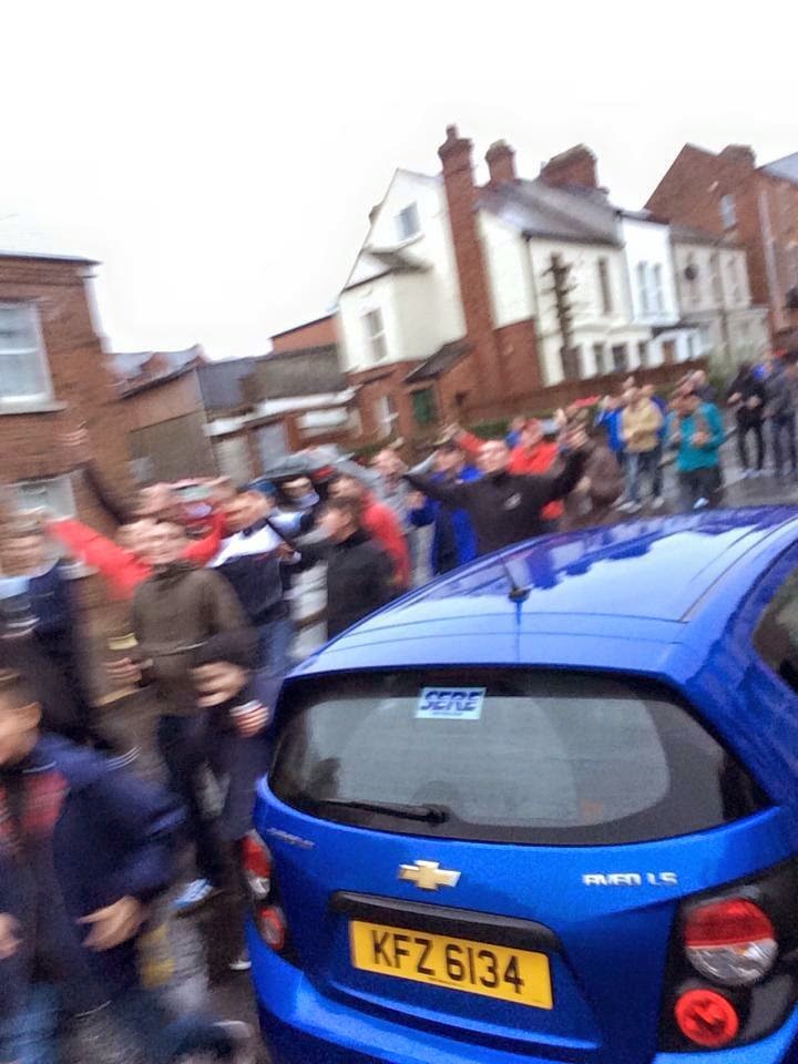 Football Hooligan Pictures: TWO PICTURES: Linfield Section F Youth