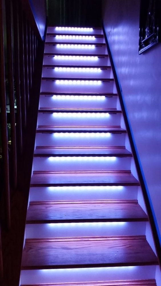 38 Top Popular Light Stairs Ideas You Must Try | ARA HOME