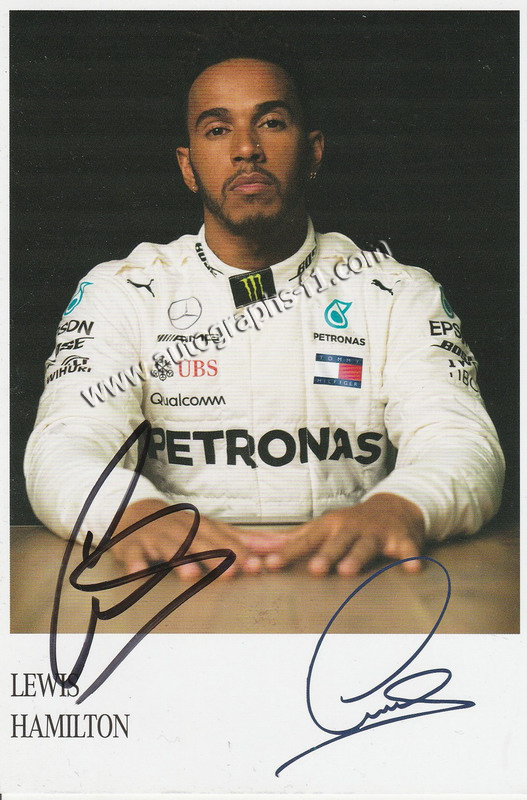 Autographs-F1: Lewis HAMILTON