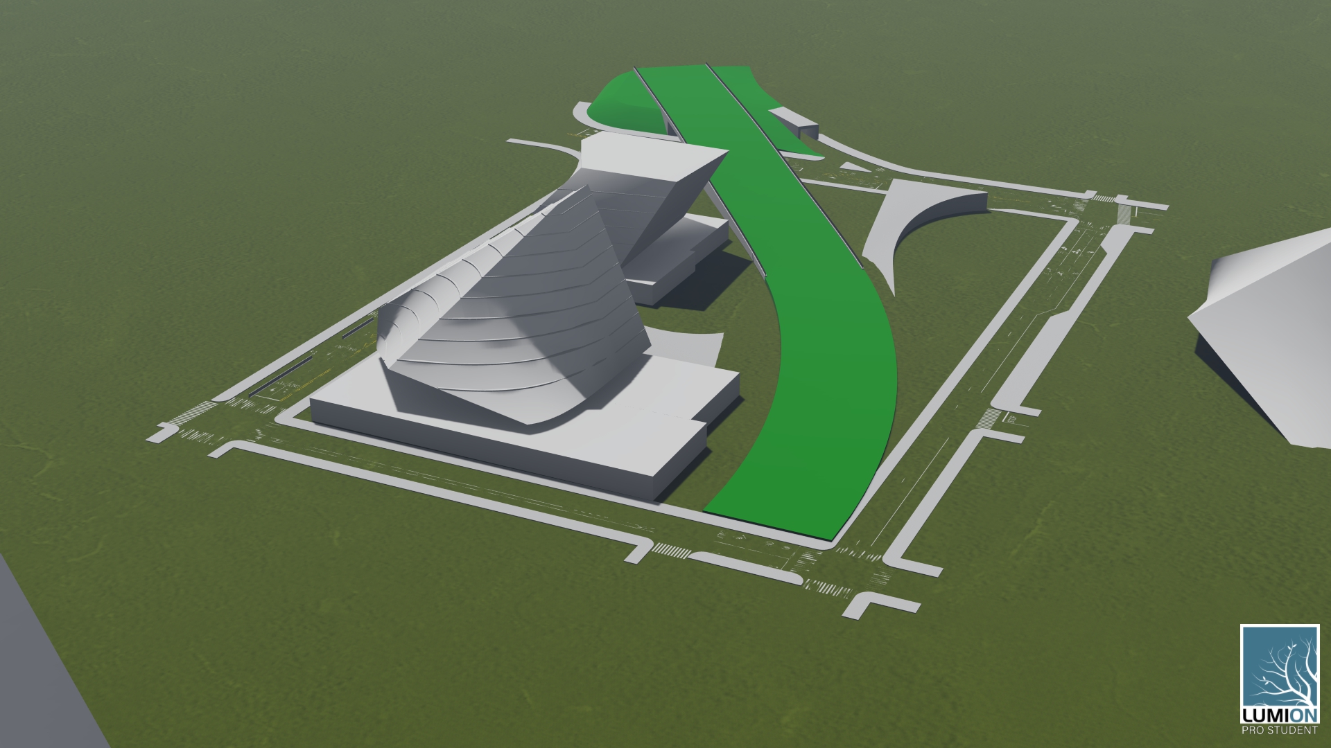 Jessenia Carrillo: Site strategy planning + Massing iterations 1