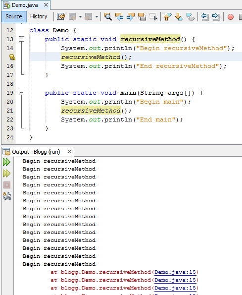 Java Programming sinhala tutorial - Recursive Method Calling - Part 17 ...
