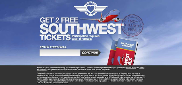 Free Southwest Airline's Tickets