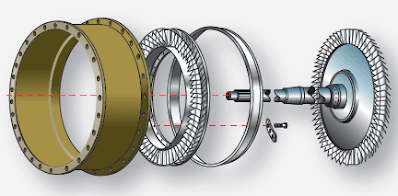 Aircraft Gas Turbine Engine Turbine Section