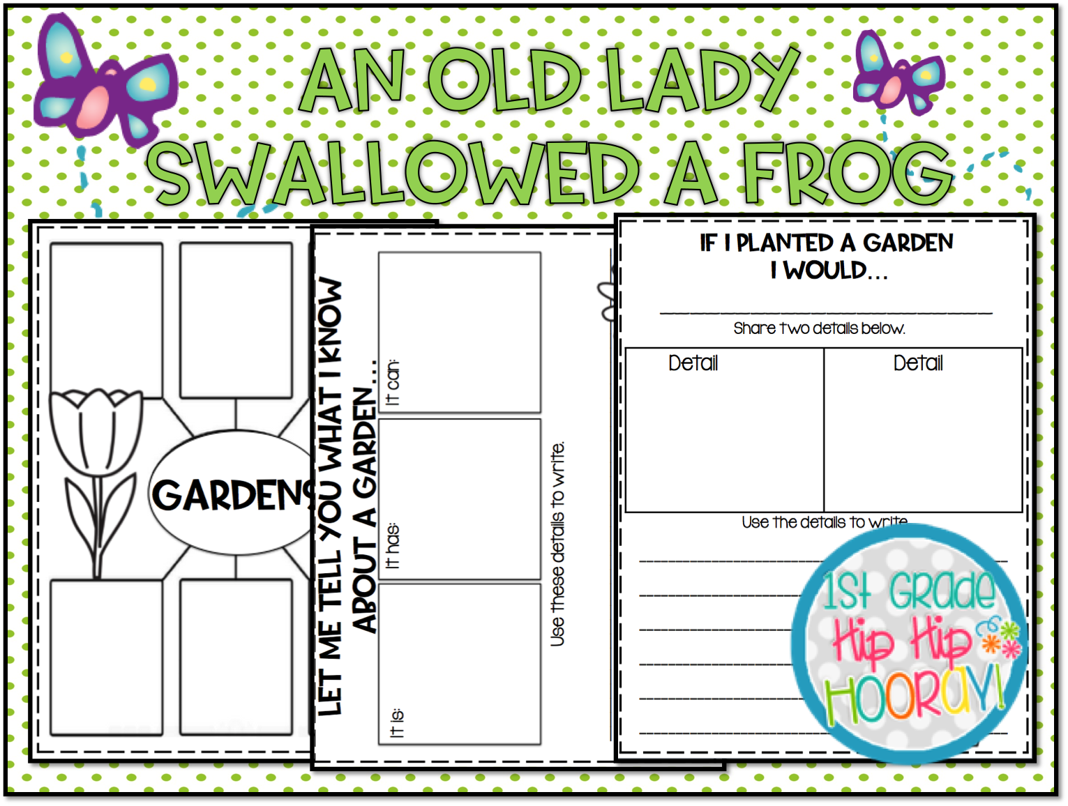 1st Grade Hip Hip Hooray!: Old Lady Who Swallowed a Frog