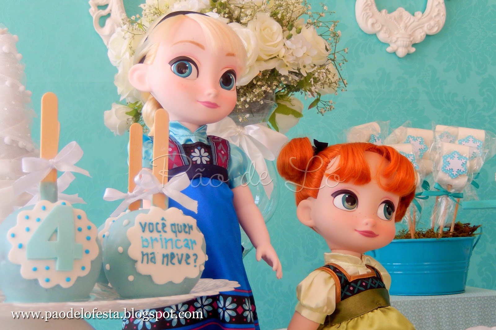 Pão de Ló - festa criativa: Baby Frozen