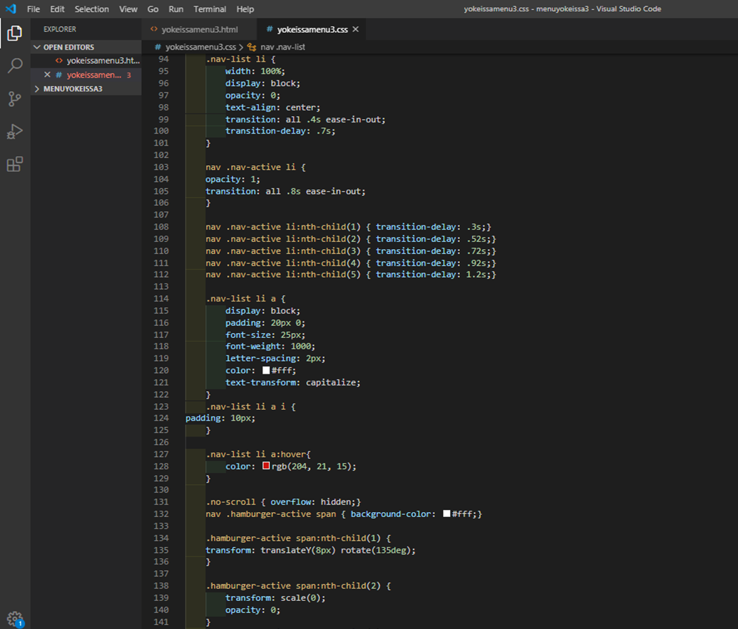 yokeissa: Nuevo Menu elaborado con HTML, CSS y JS yokeissa: Nuevo Menu elaborado con HTML, CSS y JS