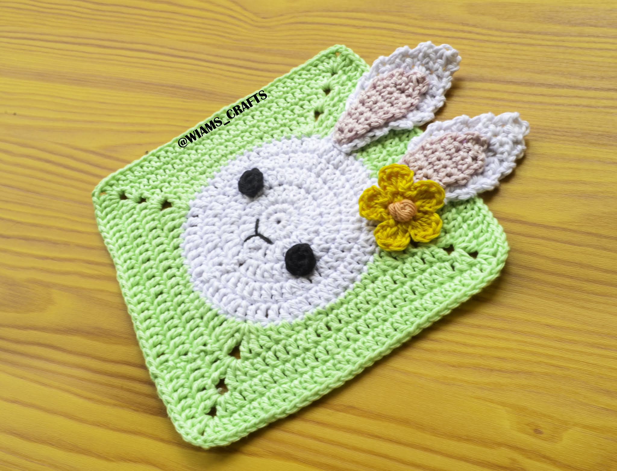 Bunny Granny Square ~ Wiam's Crafts