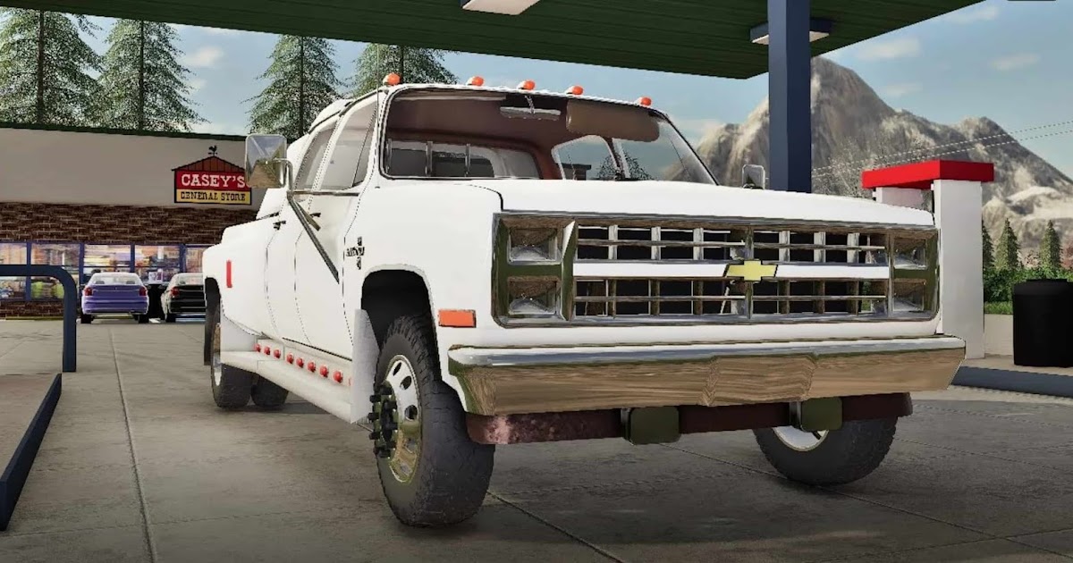 FS19 Chevy Silverado 1986 crew cad dually v1.0 - FS 19 & 22 USA Mods ...