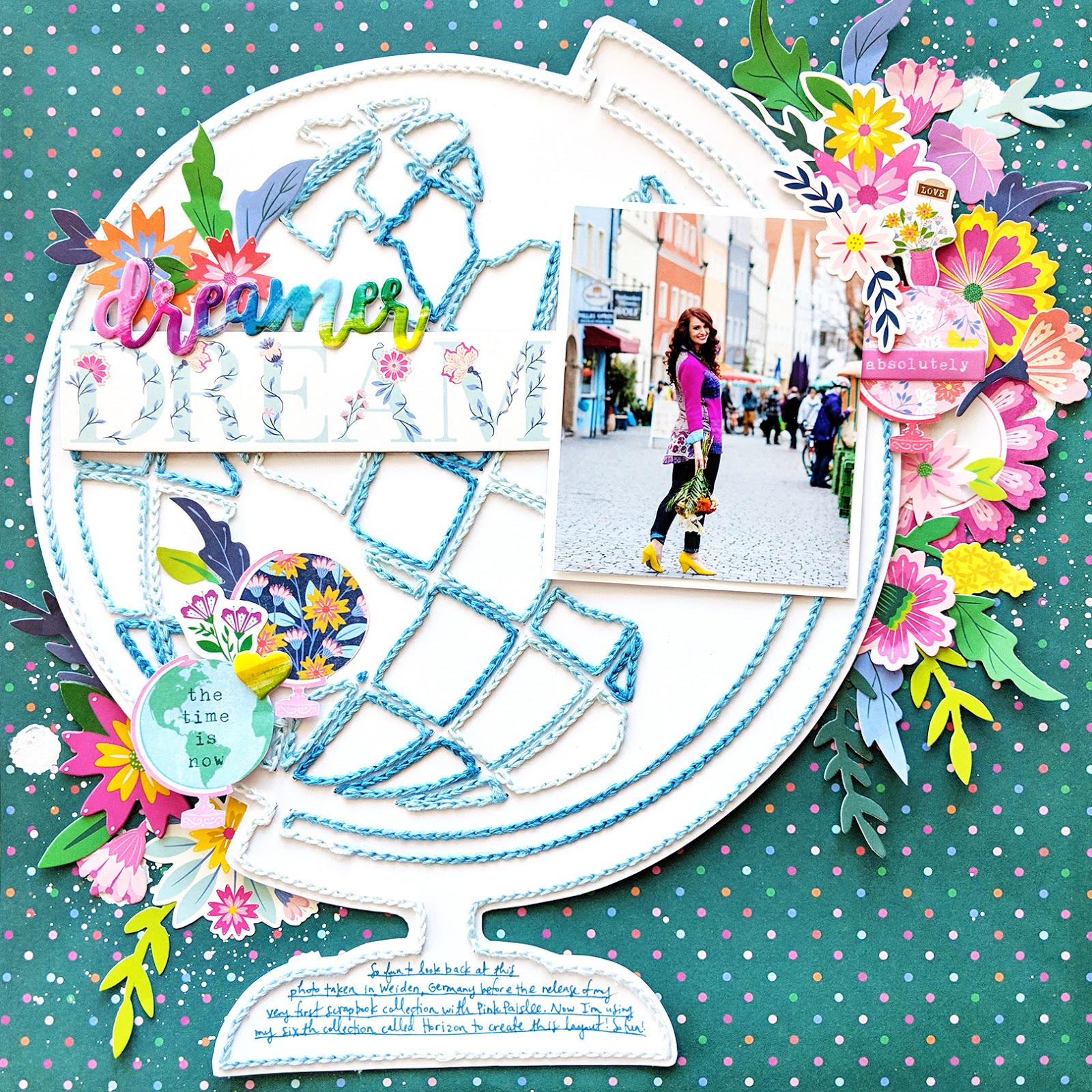 Dreamer Dream Sketch & Stitch Layout | Paige Taylor Evans