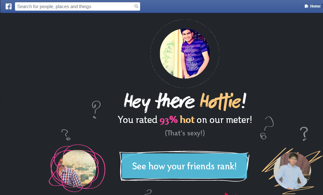 The Hottie Finder, a Facebook App that Will Present You With Percentage ...