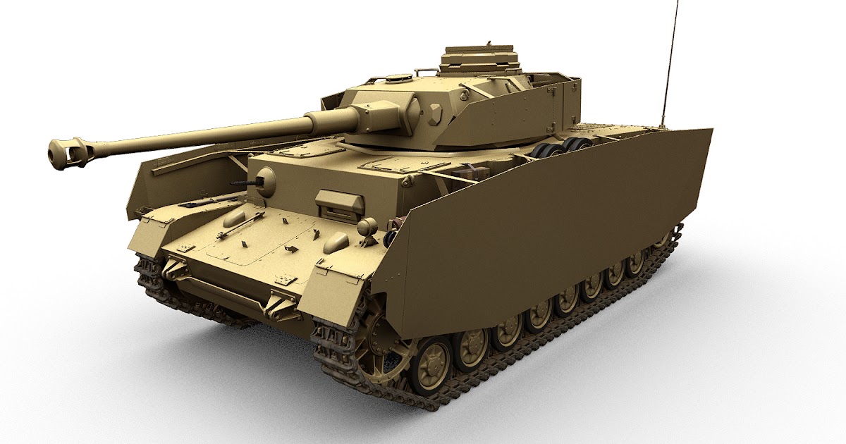 Modelos 3D: Panzer IV Ausf. H