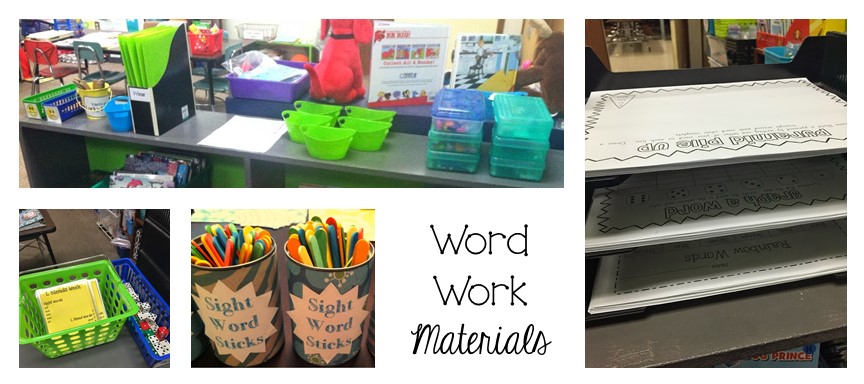 Firstie Favorites: Daily 5: The key to an interactive Word Work Round