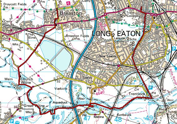 Journeys on Foot: Long Eaton, Sawley, Breaston