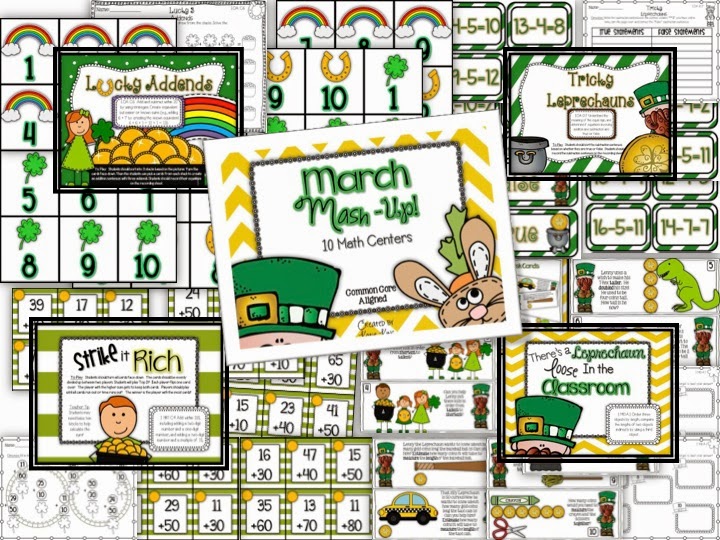 New 2nd Grade March Centers and a HUGE sale! - Queen of the First Grade ...