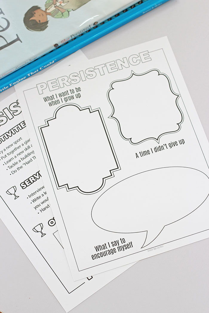 Persistence Activities for Kids & Families with Free Printables | Sunny ...