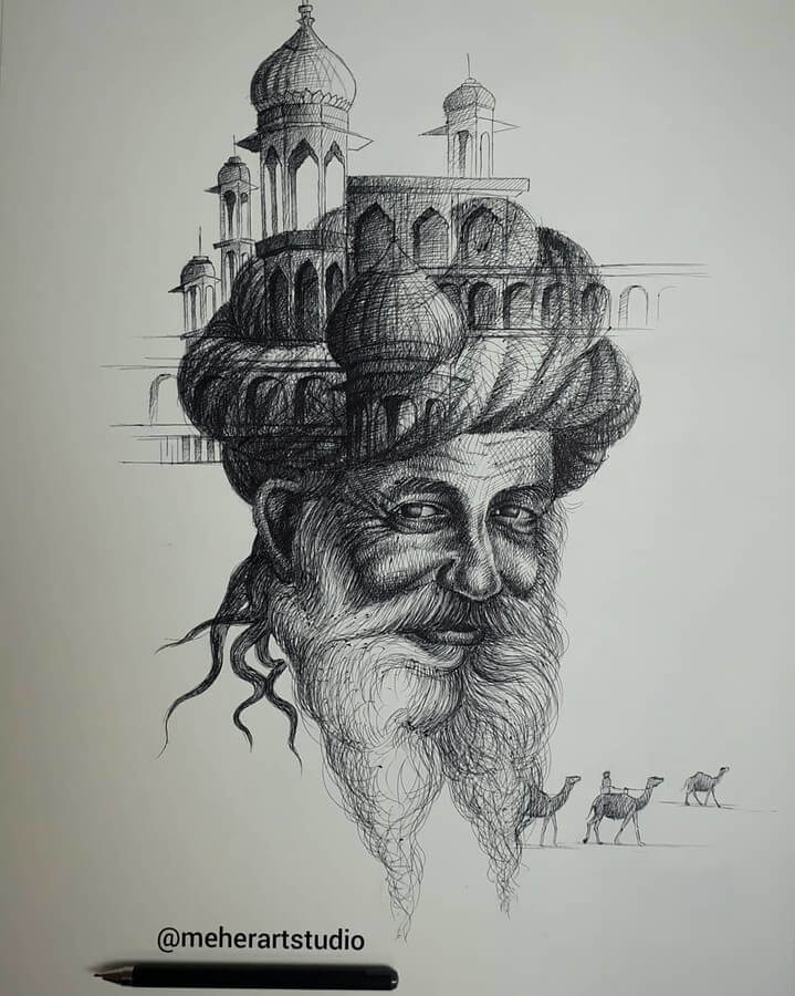 Indian Sketches Art