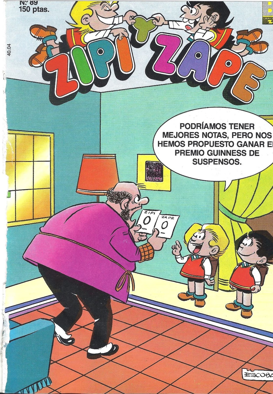 Aquellos inolvidables tebeos...: ZIPI ZAPE / ZIPI Y ZAPE Nº 89 ...