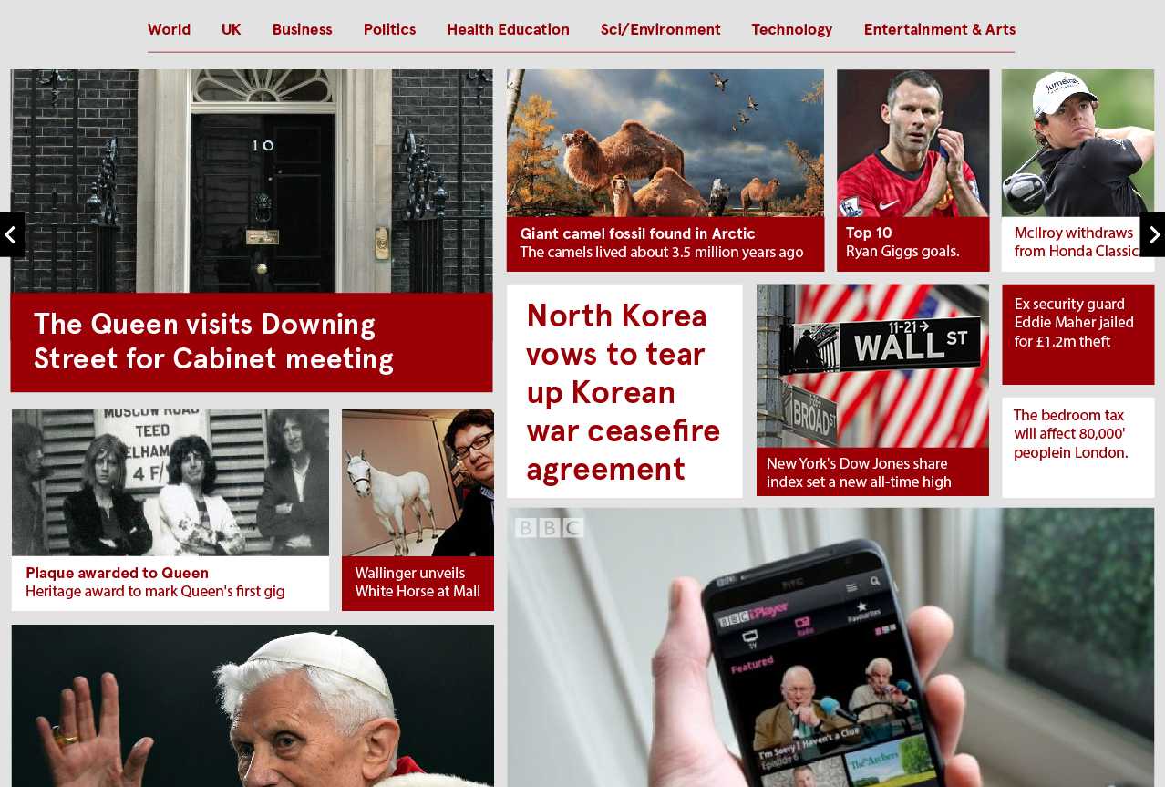 design practice: BBC: Building the BBC News site
