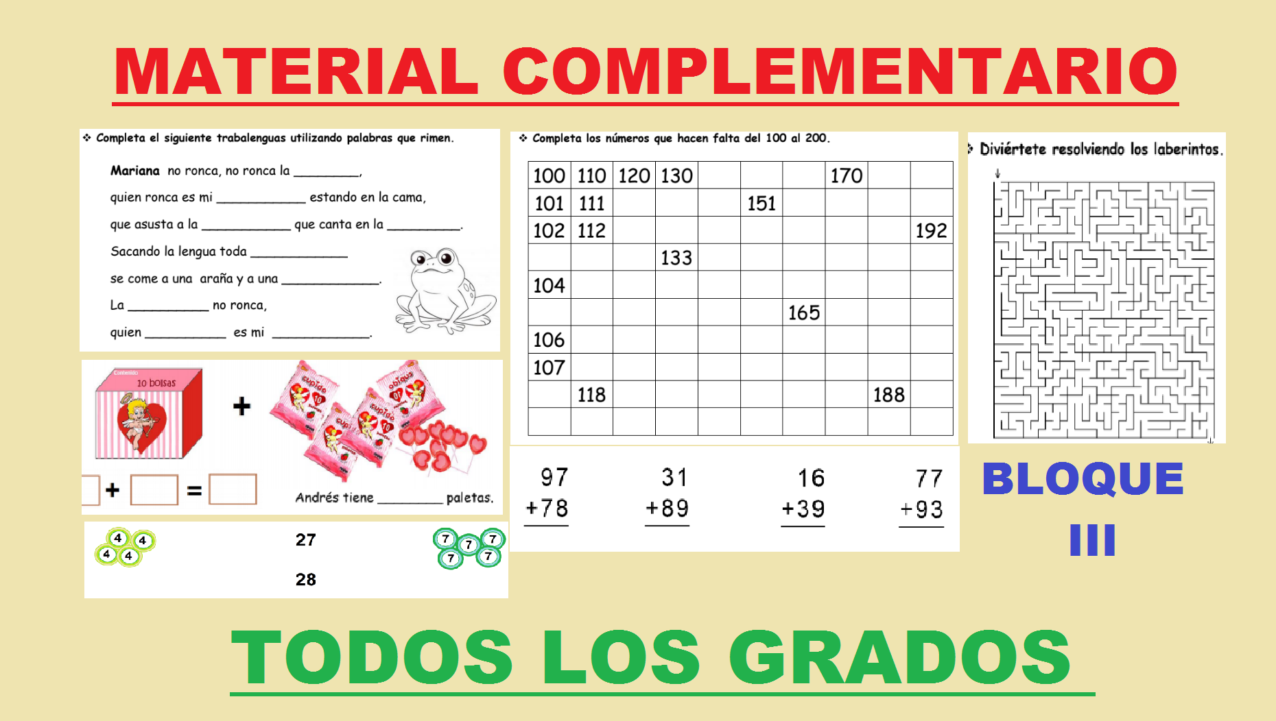 | MATERIAL DIDÁCTICO PRIMARIA