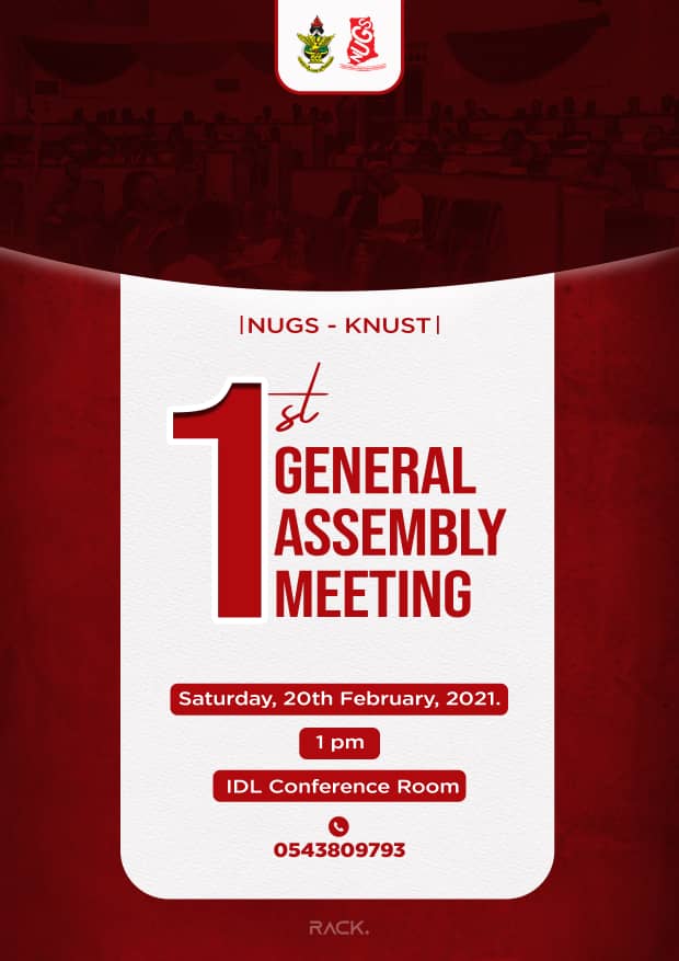 NUGS-KNUST Local calls for their first General Assembly Meeting