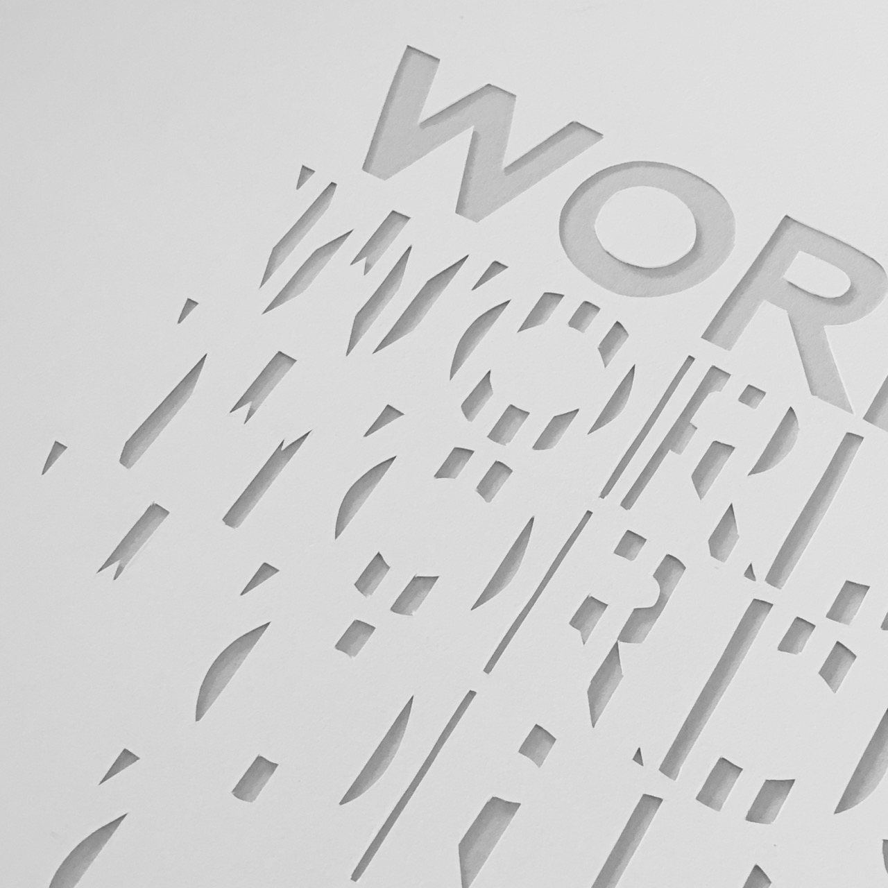 Paper Ponderings: Paper letter cutting