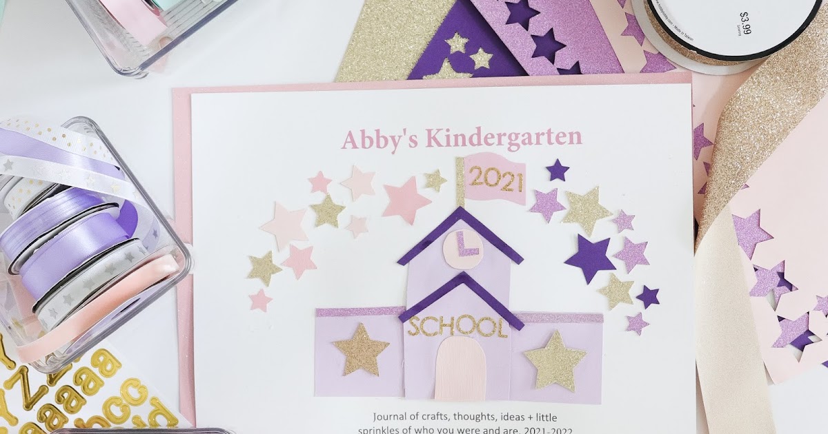 MAMA Jots: DIY Craft Yearbook || Kindergarten