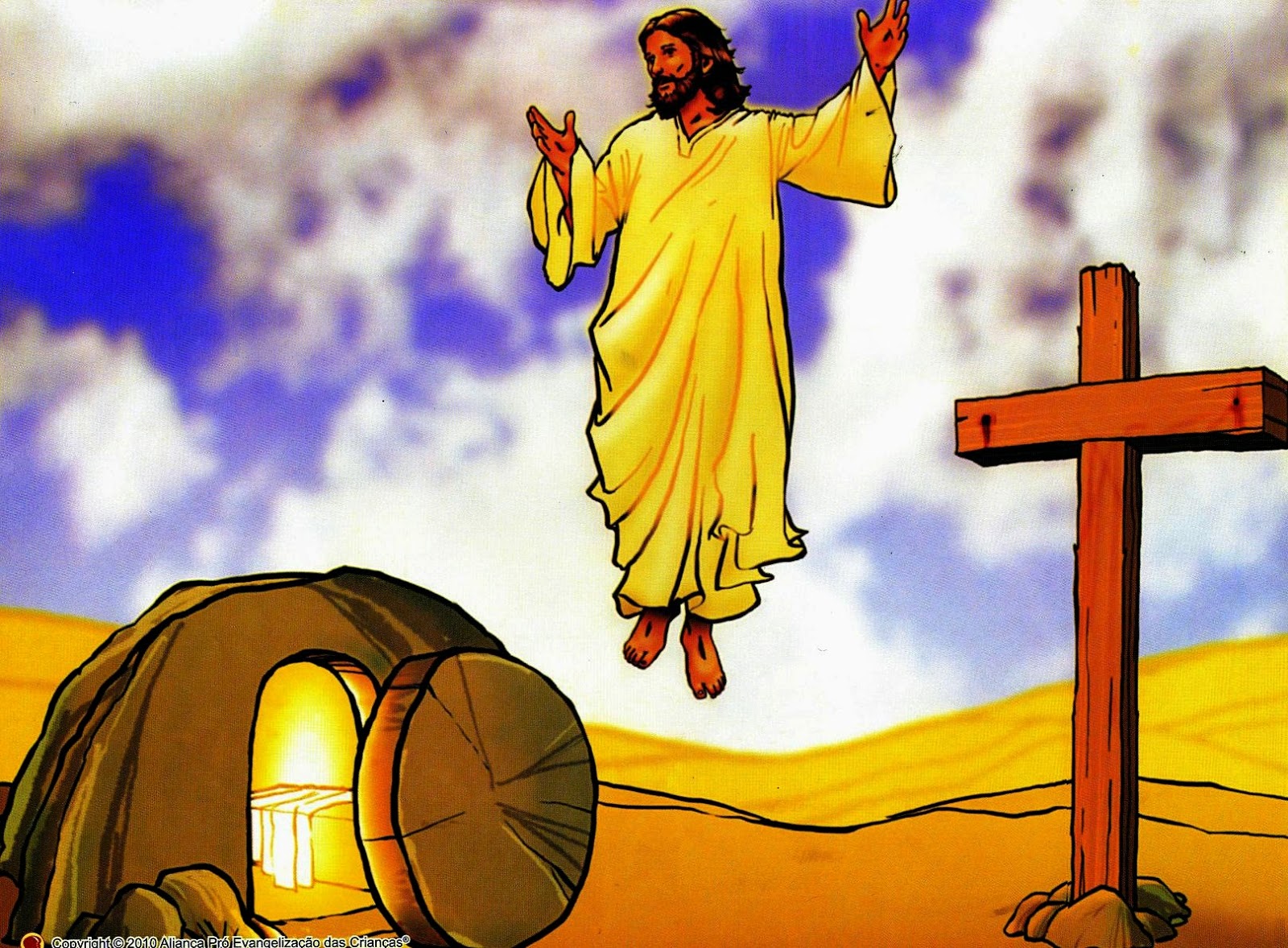 Escola Dominical Infantil: Jesus ressuscitou