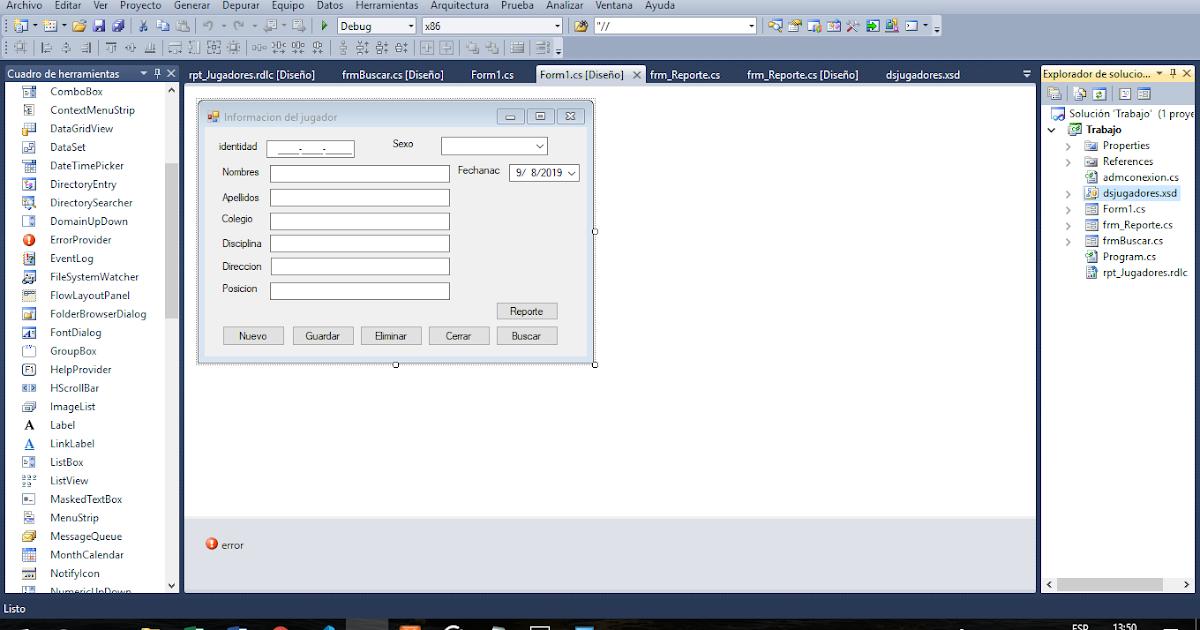 reporte: Pasos Para crear el Reportviewer en C#