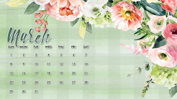 March Desktop Wallpaper