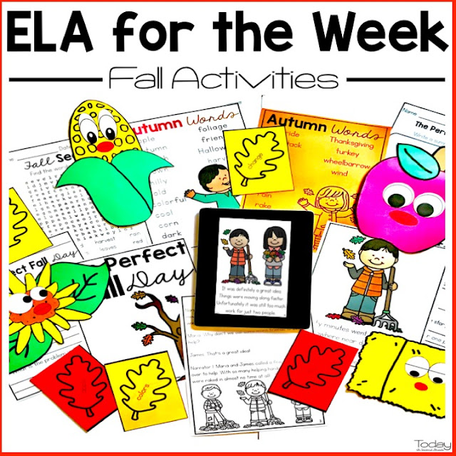 ELA for October - Today in Second Grade