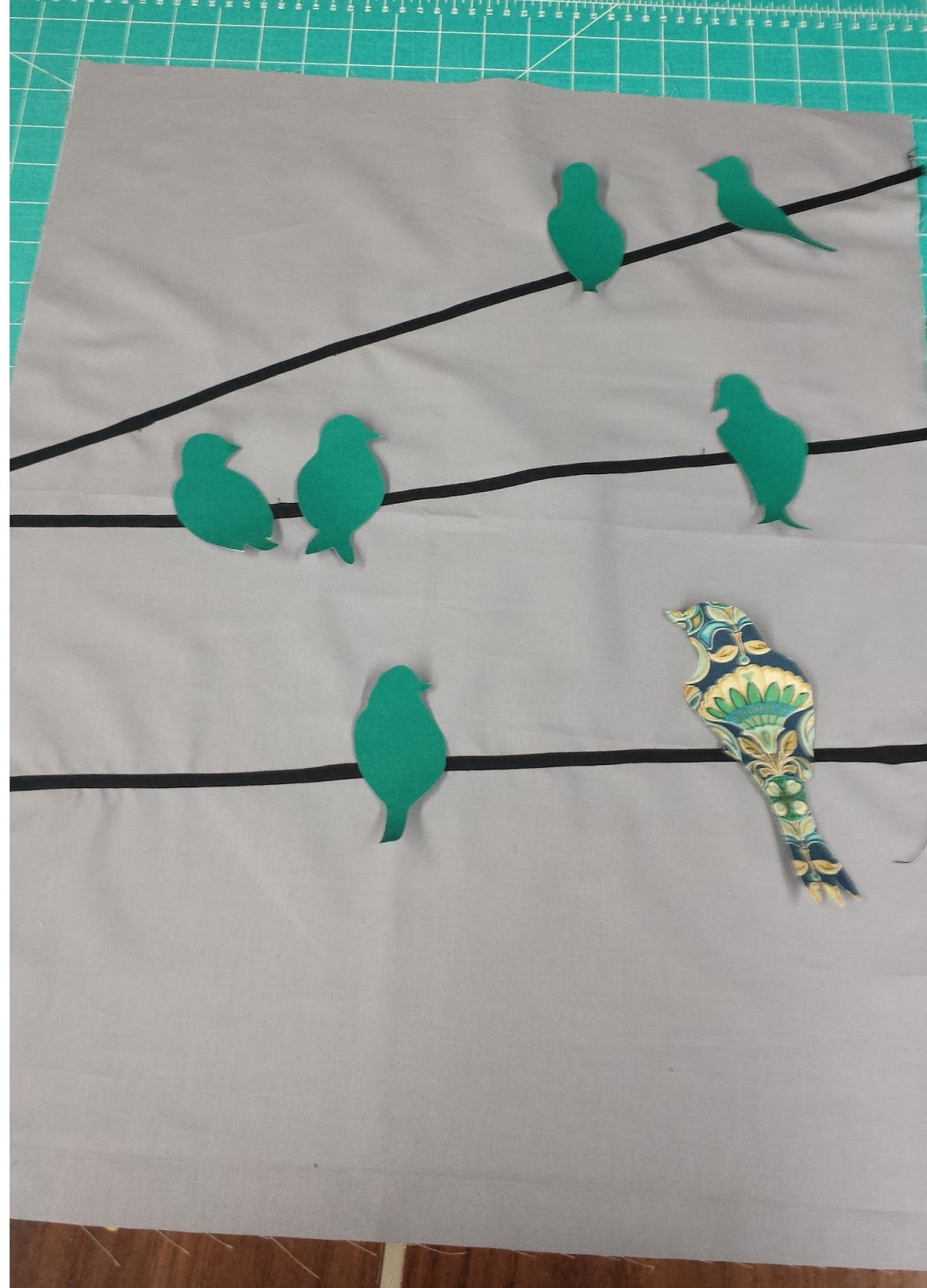 Oh Sew Crafty: Birds on a wire