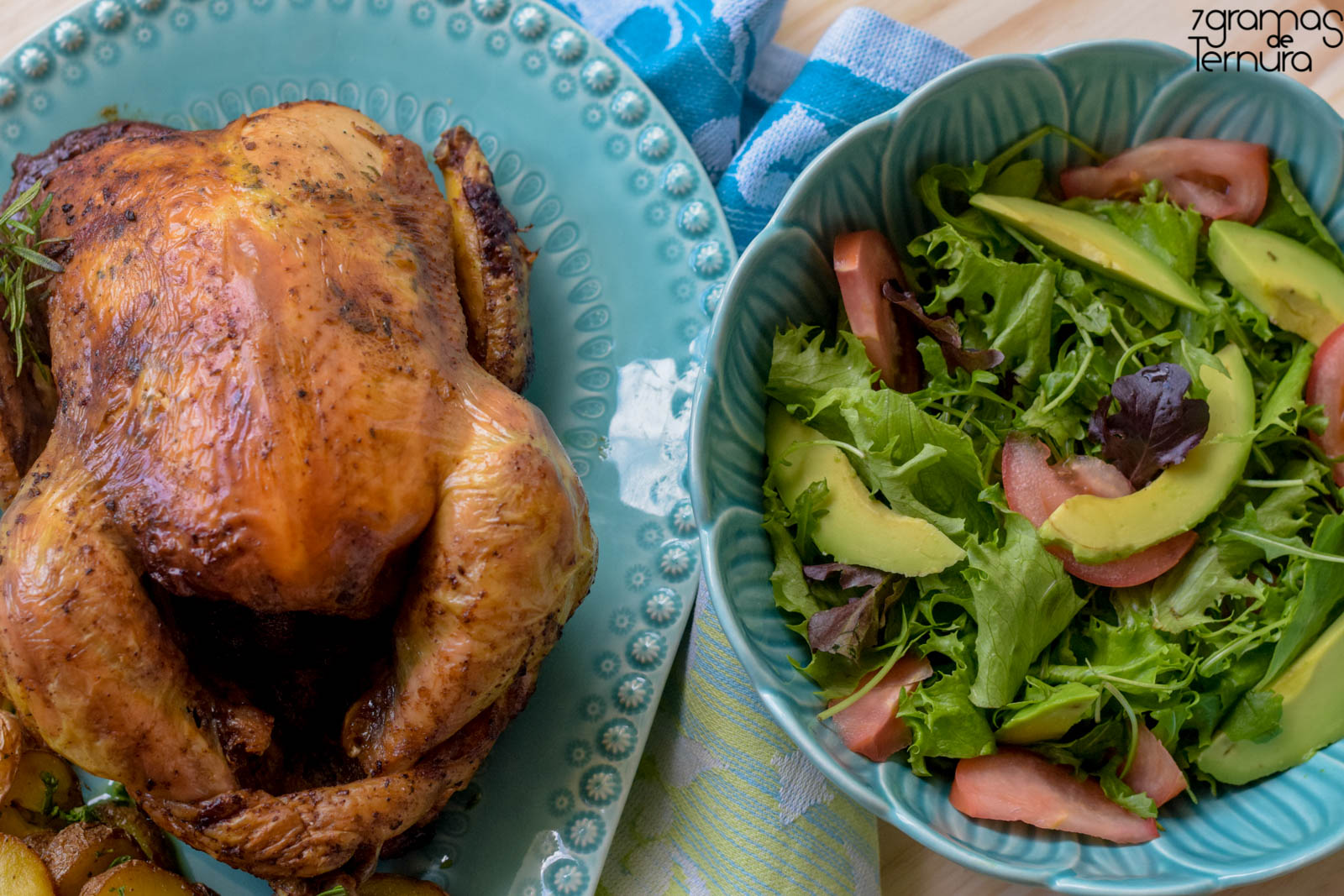 Frango do Campo com Manteiga de Alho e Ervas Aromáticas | 7gramas de ...