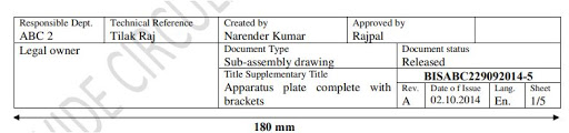 How to draw a Title Block in Civil Engineering Drawing?
