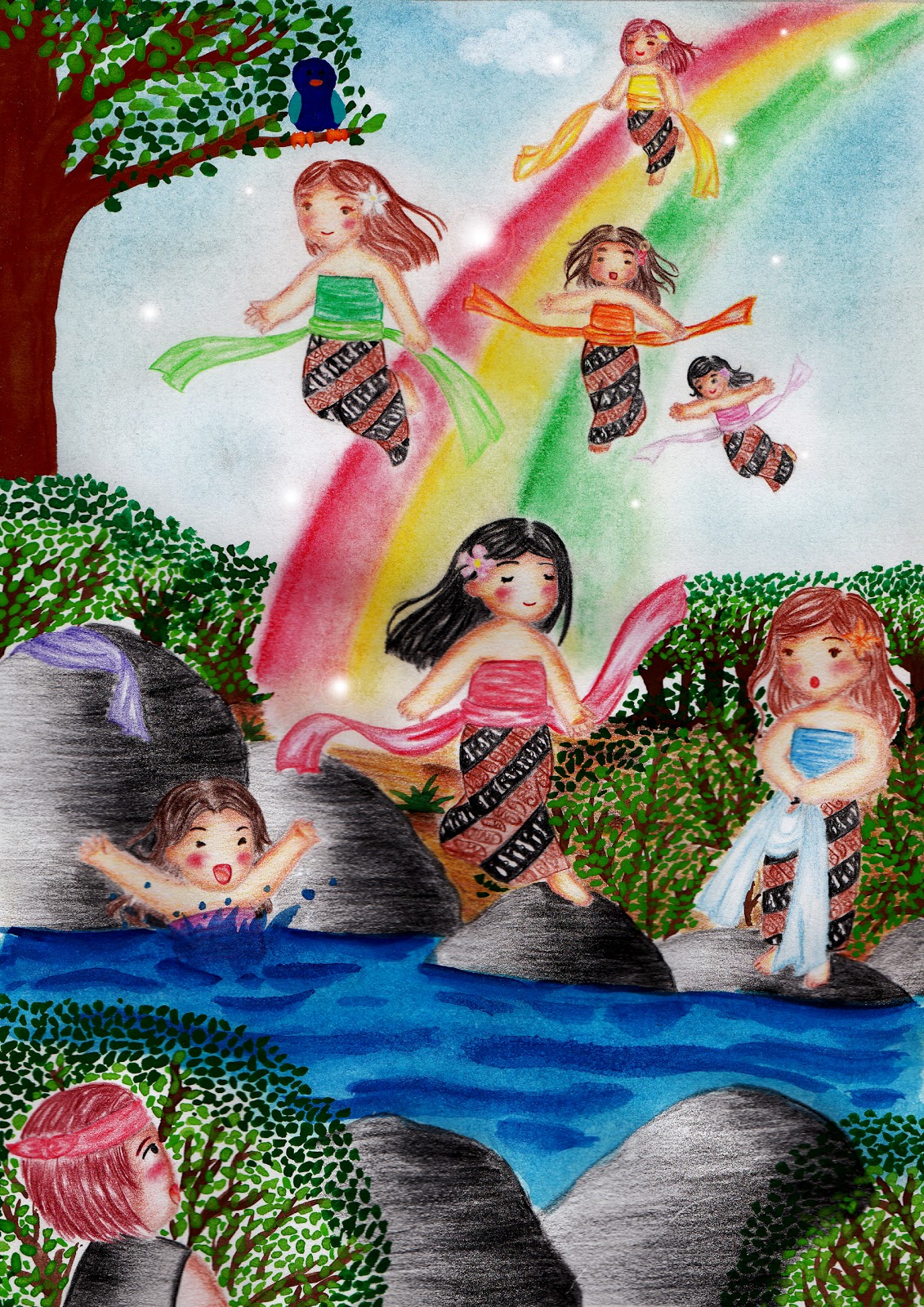 Hello Sunshine: Jaka Tarub and the 7 nymphs