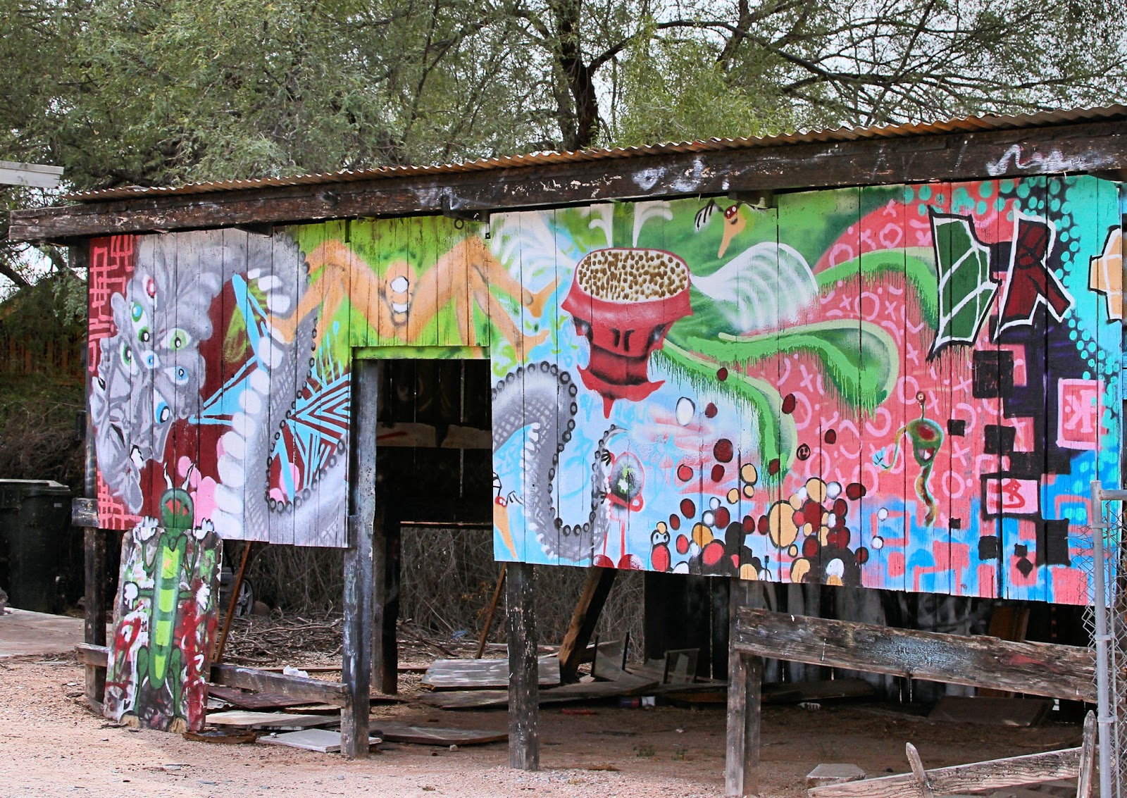 The Tucson Murals Project: Elida Street Shed