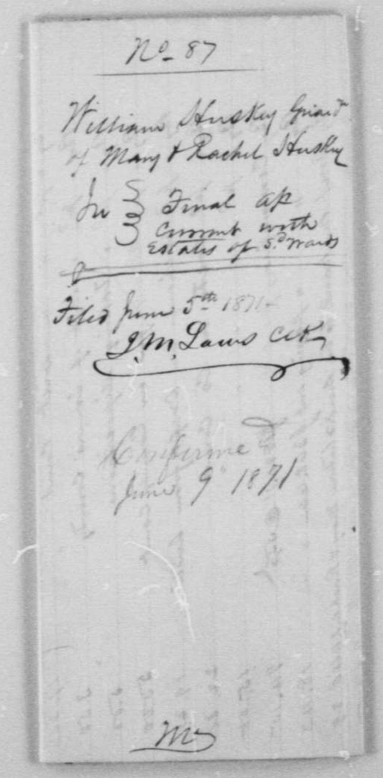 Huskey Roots: John Lewis and Peggy Hatcher (1792 - 1858)