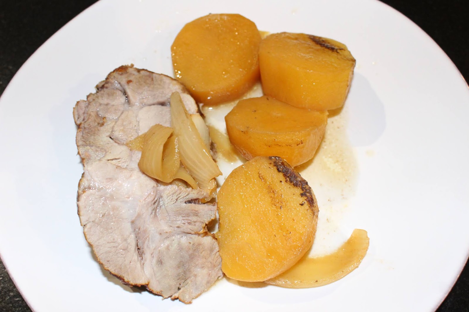 Délices d'une novice: Rôti de porc au cidre et pommes de terre