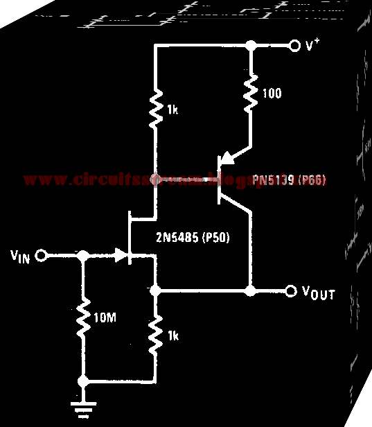 High Impedance low Capacitance Wideband Buffer Circuit Diagram ...