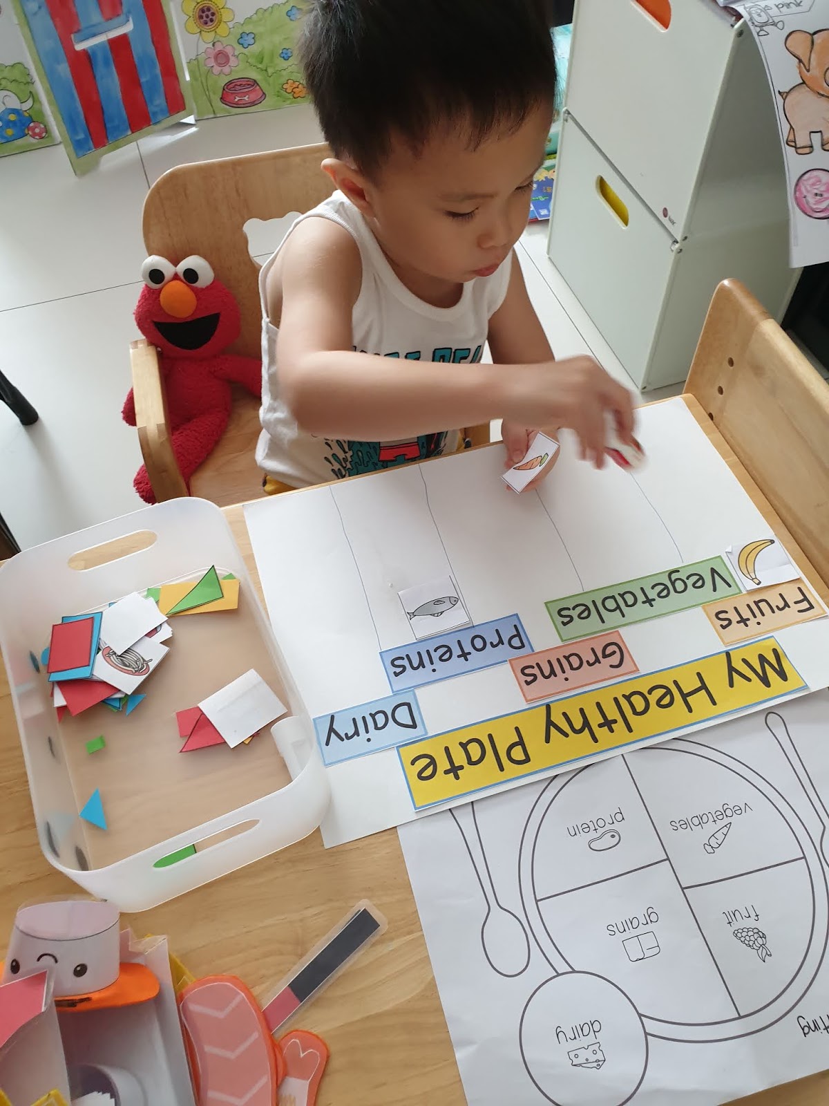 CRAFT LITERACY Healthy Eating Plate with Free Printable CRAFT LITERACY Healthy Eating Plate with Free Printable