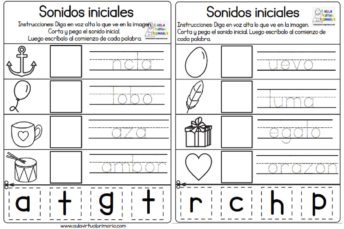 Entretenidas Actividades De Sonidos Iniciales - Dinamicas de grupo ...