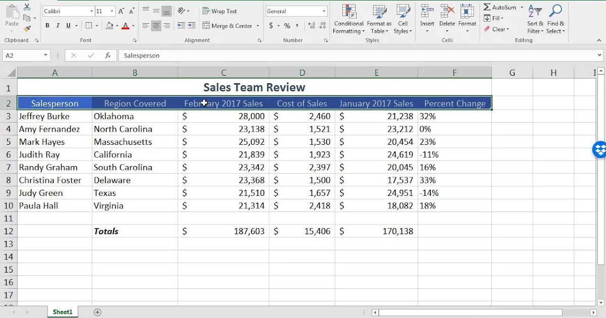 Kelas X: Spreadsheet - Latihan