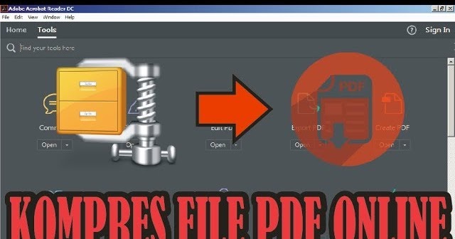 Cara Kompres Ukuran File Dokumen PDF Online - Tutorial Microsoft Office