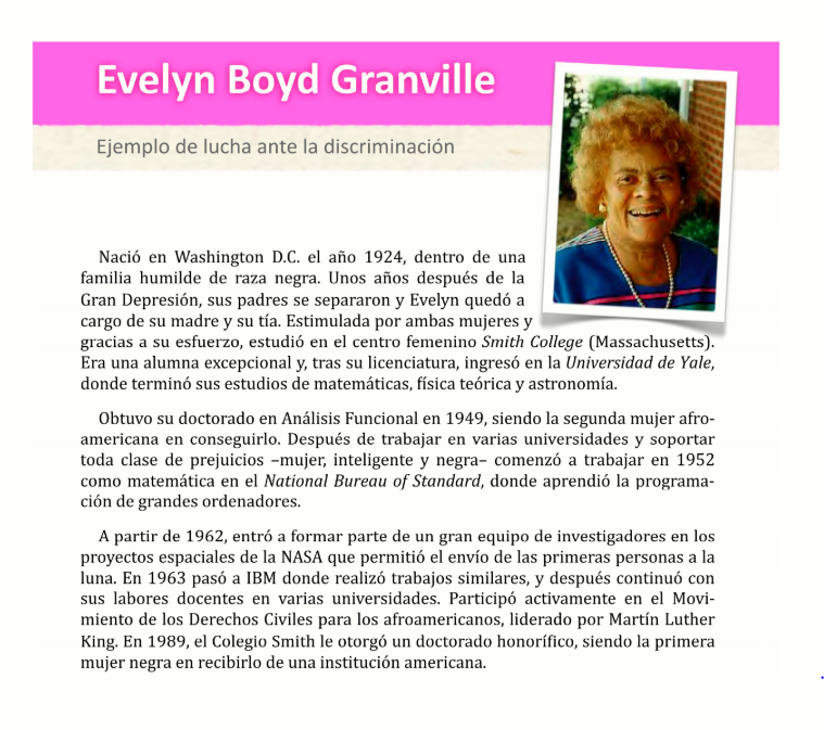 Aldana Castillo: Evelyn Boyd Granville