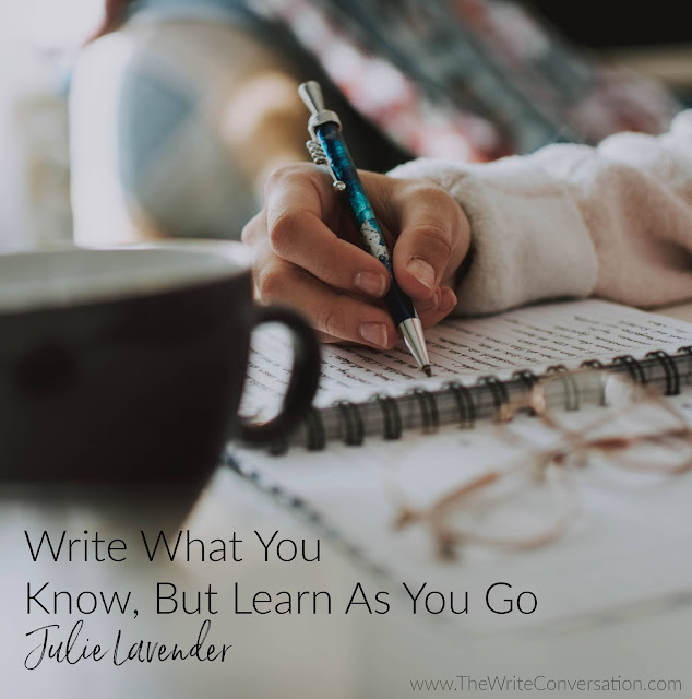 The Write Conversation: Write What You Know, But Learn As You Go