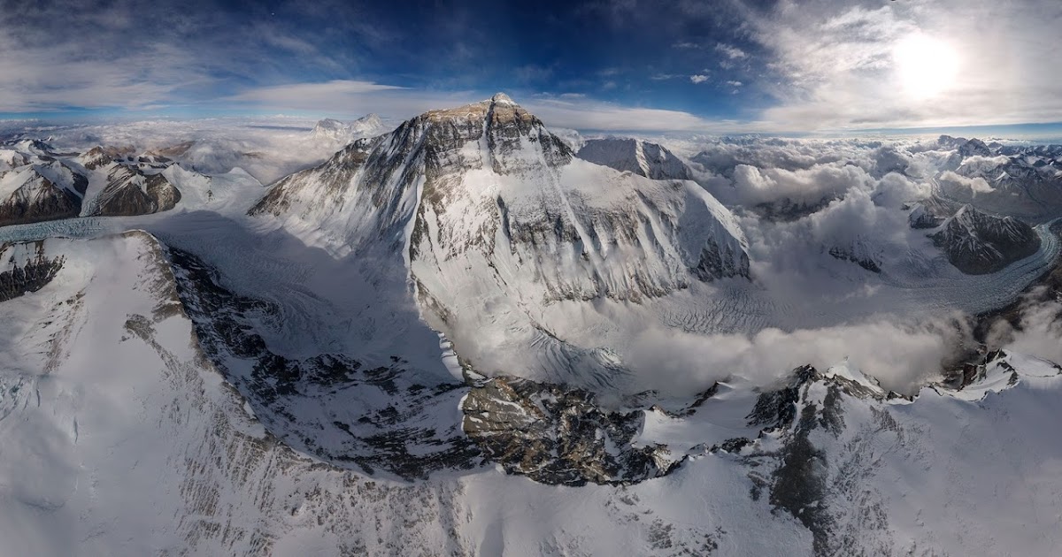 EMMU Aerial: High-altitude drone captures rare view of Mount Everest