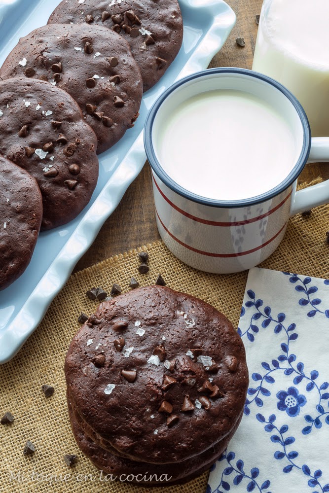 Mi toque en la cocina: Galletas fudge de chocolate y yogur griego
